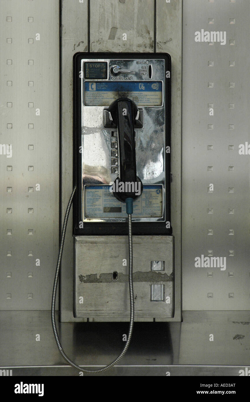 Public call box, USA Stock Photo - Alamy