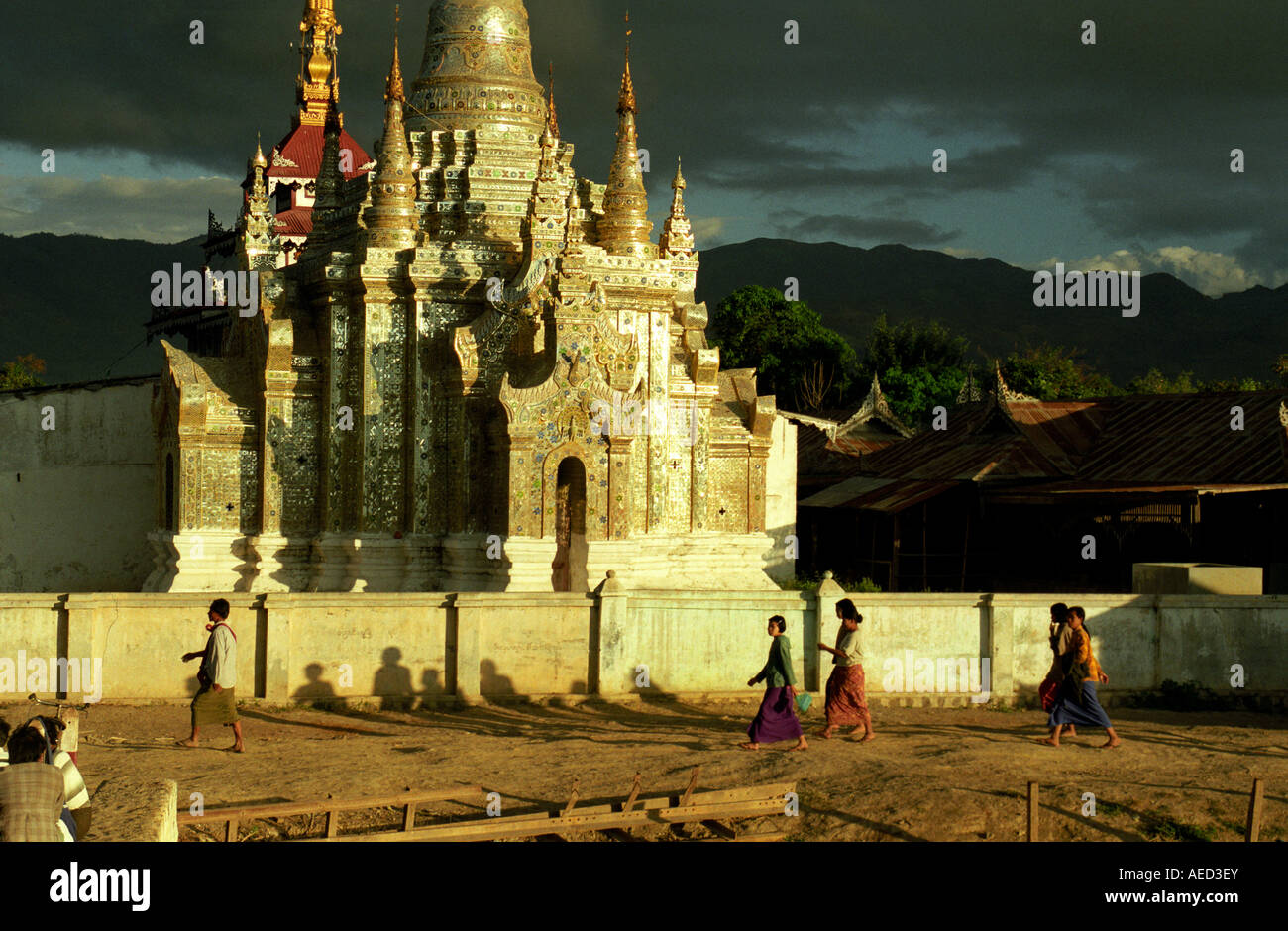 A temple in Inle Lake, Myanmar Stock Photo - Alamy