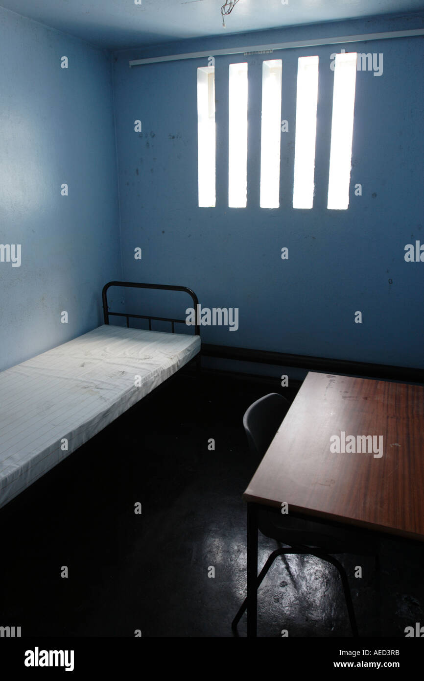Cell at the Maze Prison, H Blocks, outside Belfast. Northern Ireland ...