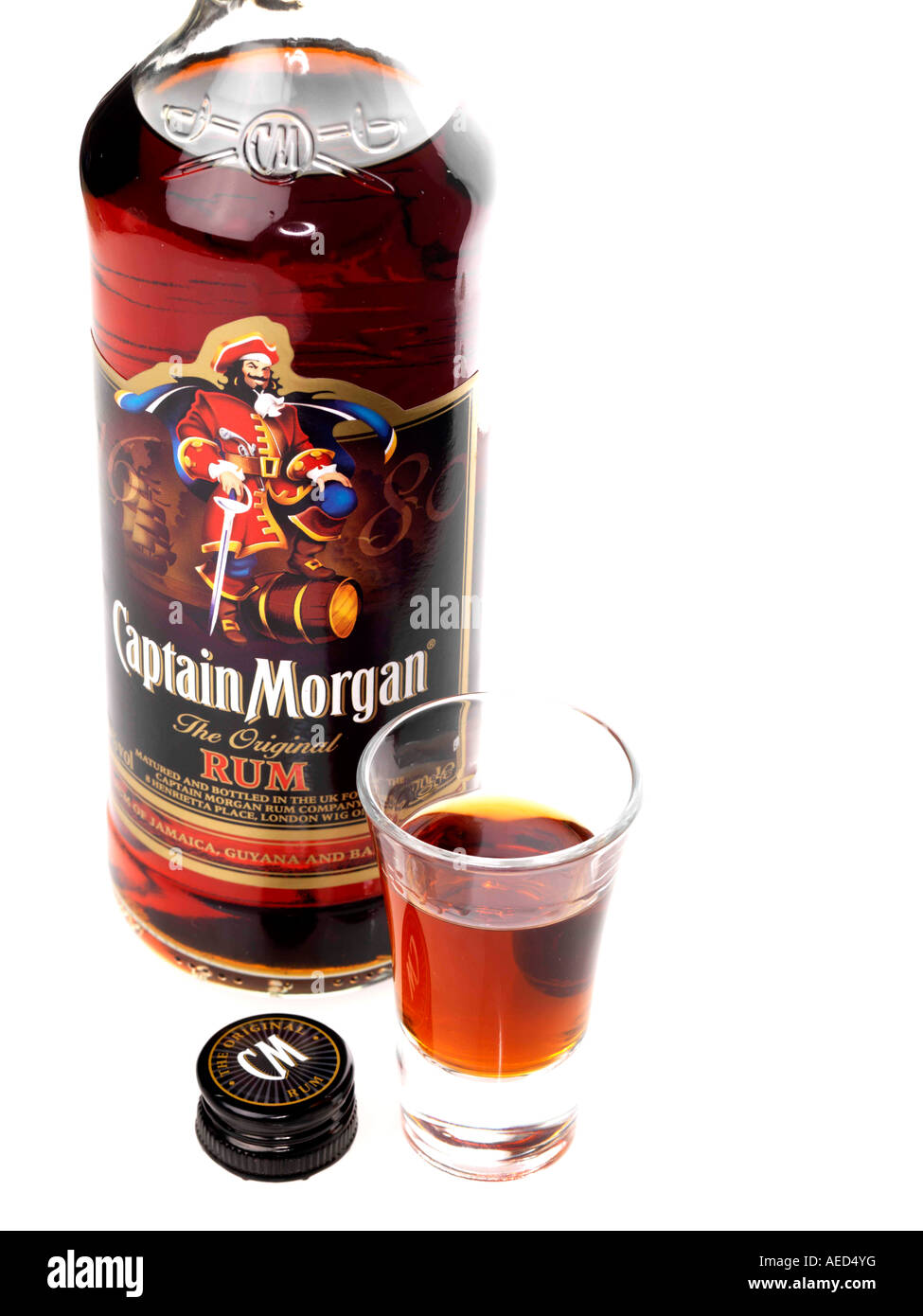 Captain morgan rum bottle hi-res stock photography and images - Alamy