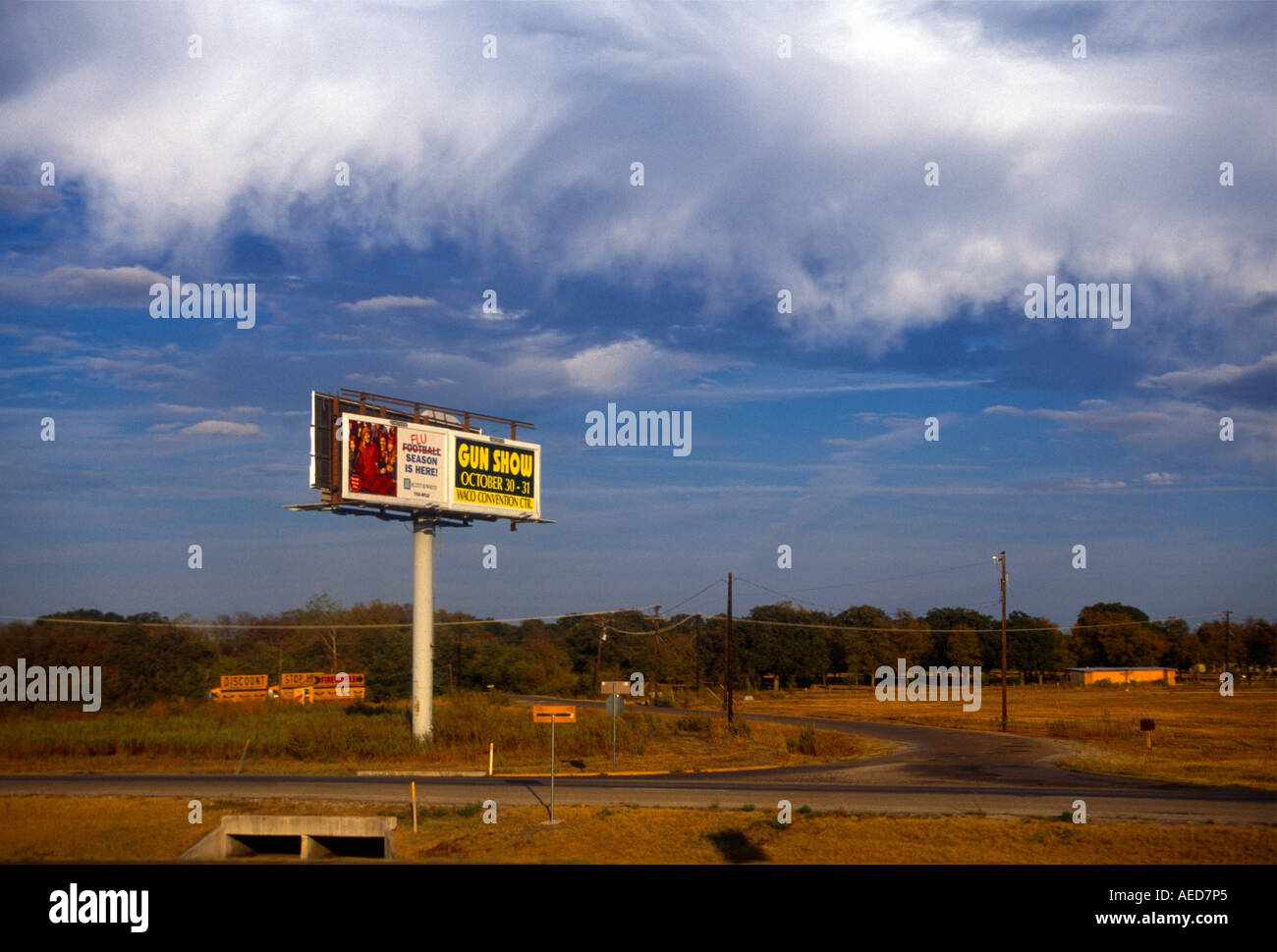 Texas USA Telephone Wires Stock Photo - Alamy