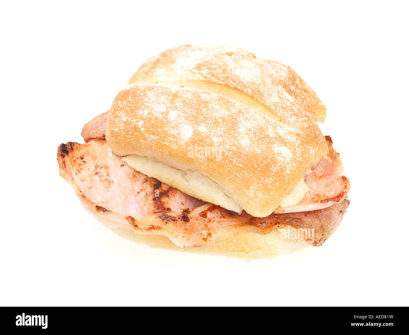 Bacon bap hi-res stock photography and images - Alamy