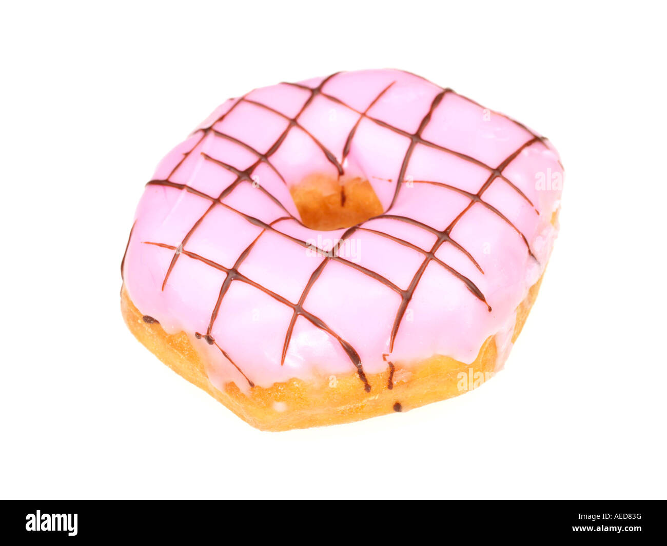 Raspberry doughnut with raspberries hi-res stock photography and images ...