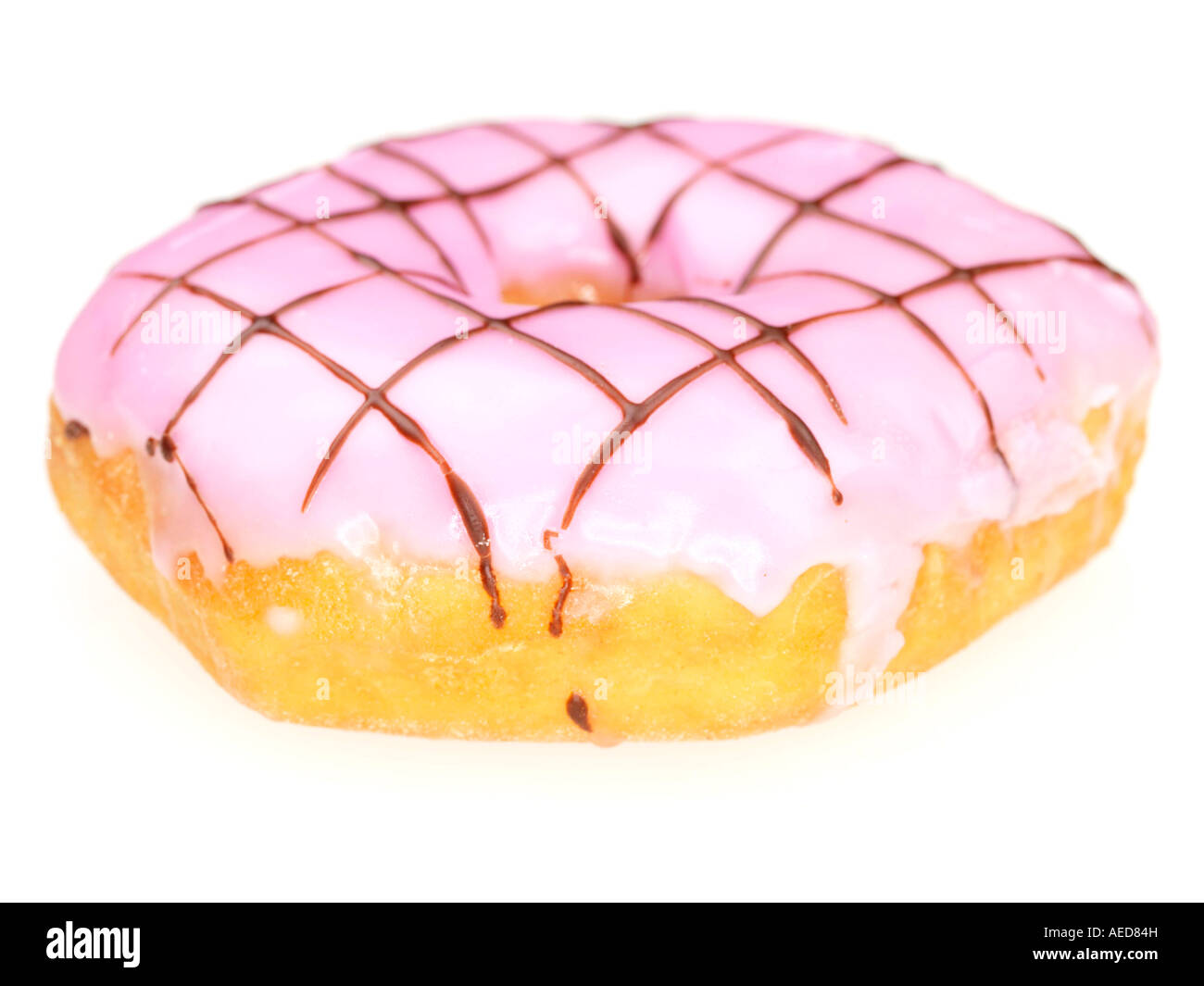 Raspberry doughnut with raspberries hi-res stock photography and images ...