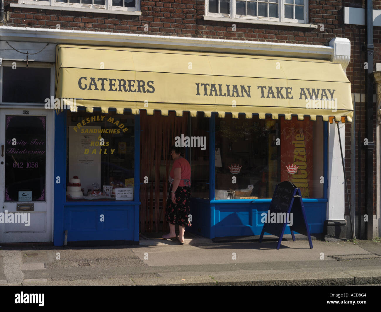 Italian Delicatessen and Take Away in Cheam Surrey England Family ...