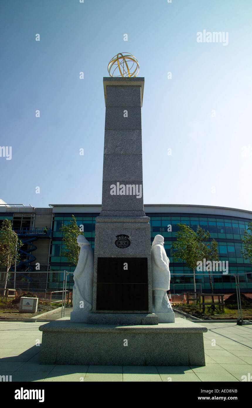Monument to Merchant Navy Swansea SA1 Waterfront Development Area South ...