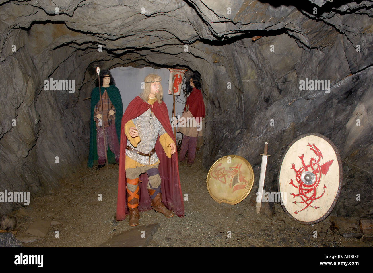 Display King Arthur s Labyrinth Corris Craft Centre North West Wales ...