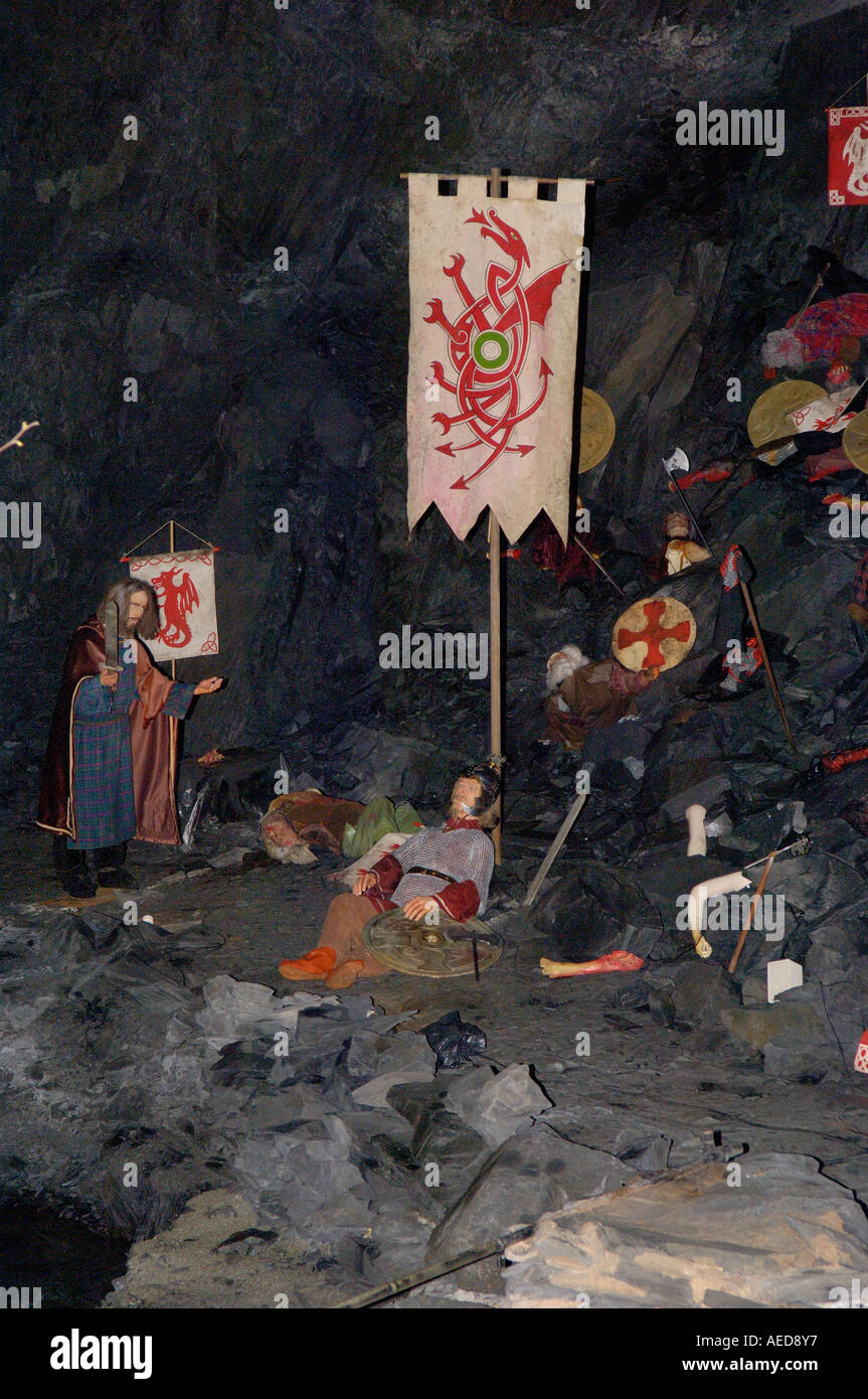 Display King Arthur s Labyrinth Corris Craft Centre North West Wales ...