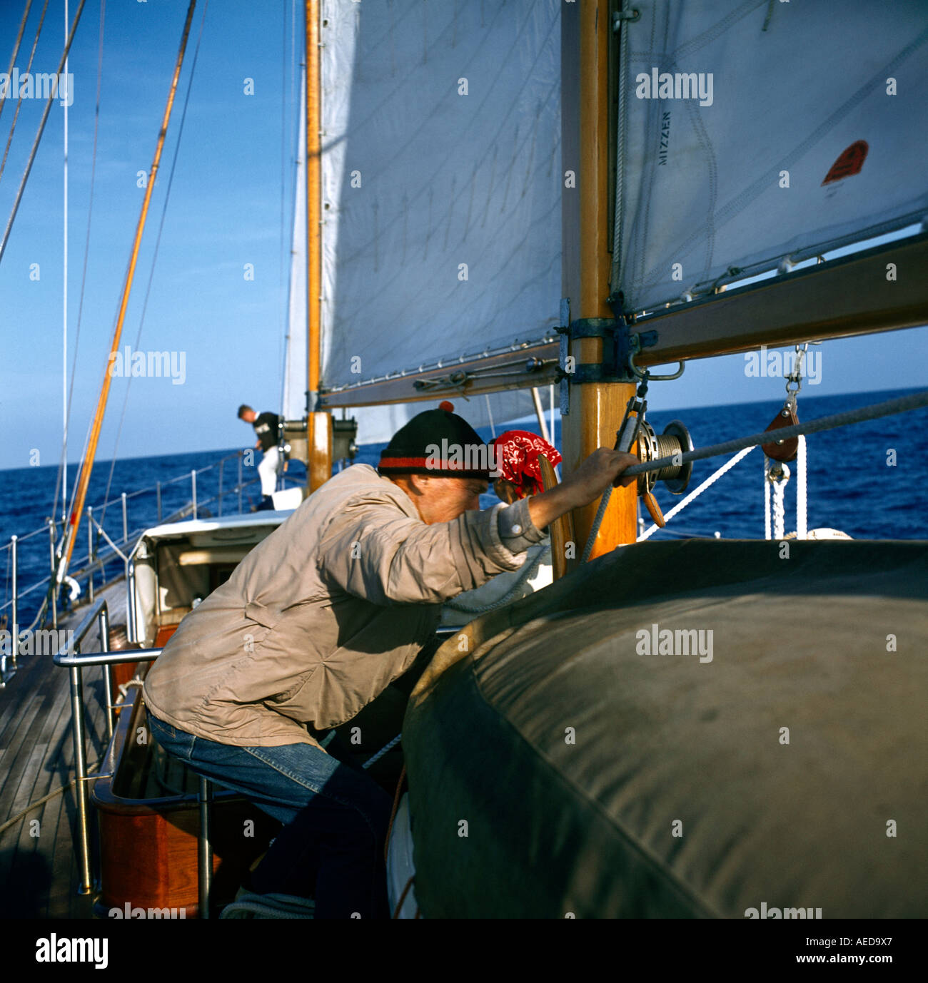 Sailing Yacht "asperida Stock Photo - Alamy