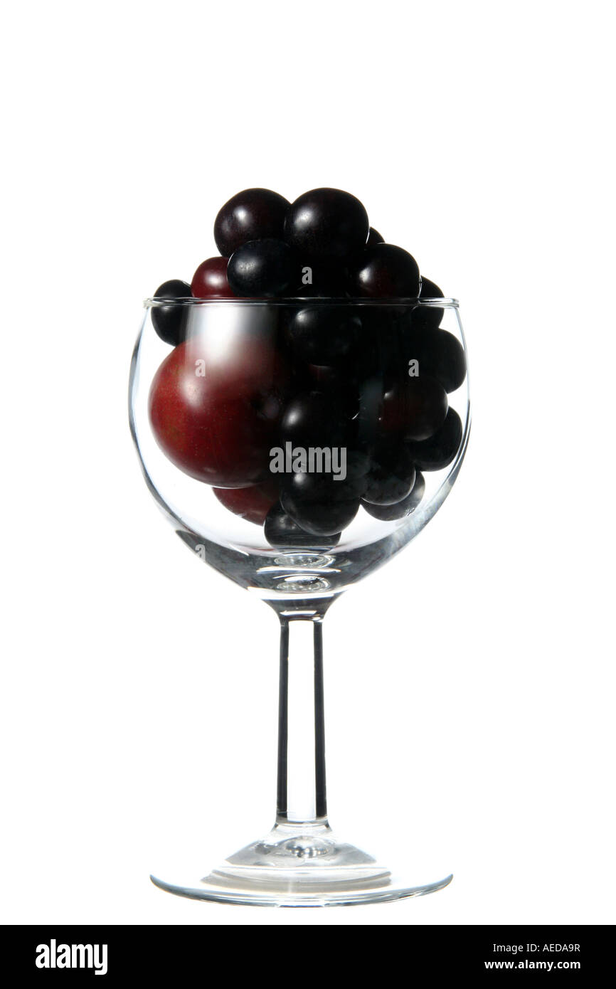 A cup with red fruits Stock Photo - Alamy