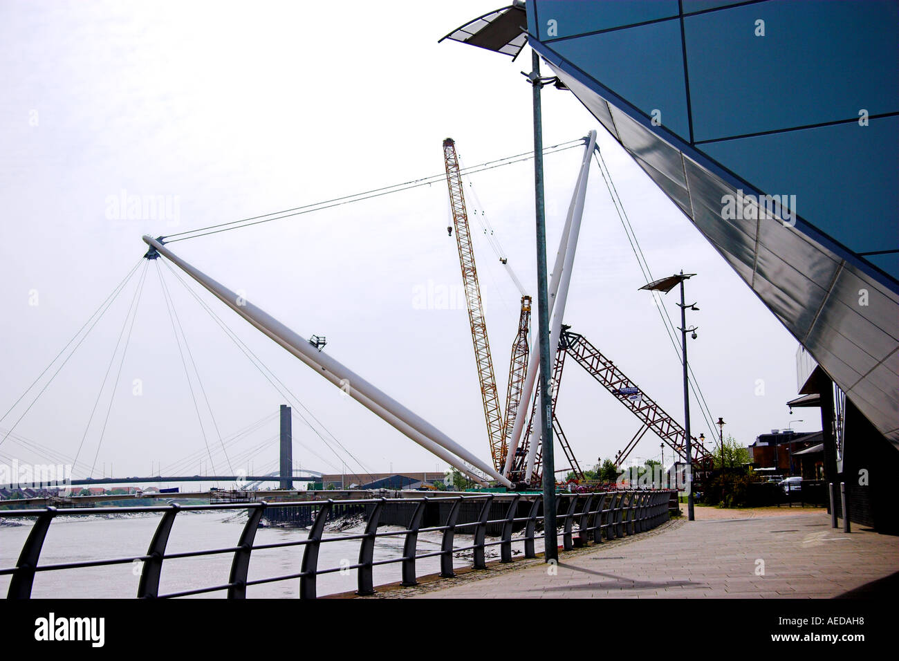 Final stages of construction to exterior hi-res stock photography and ...