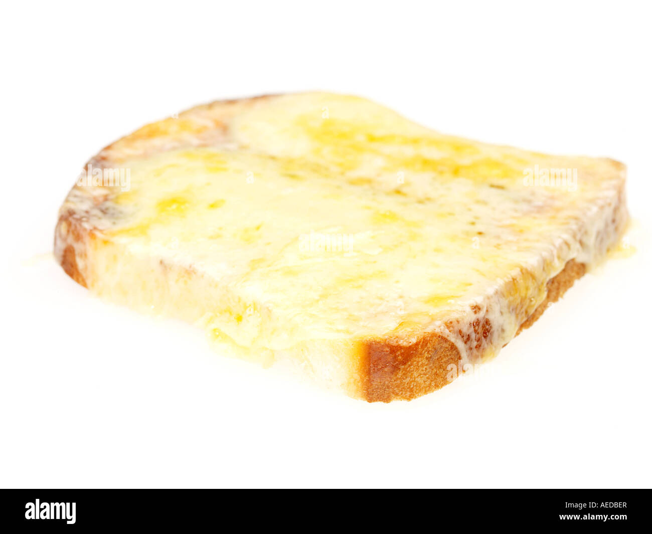 Melted Cheese on Toast Stock Photo - Alamy