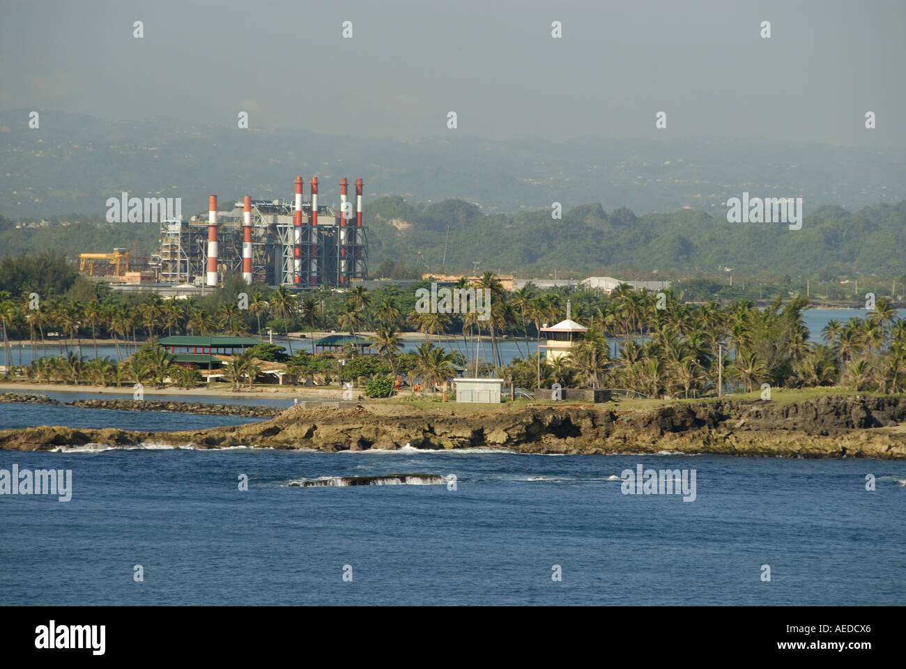 San Juan Puerto Rico industrial plant Stock Photo - Alamy