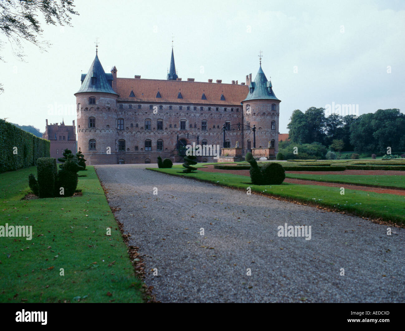 Egeskov Castle, Fyn, Denmark Egeskov Castle is located near Kværndrup ...