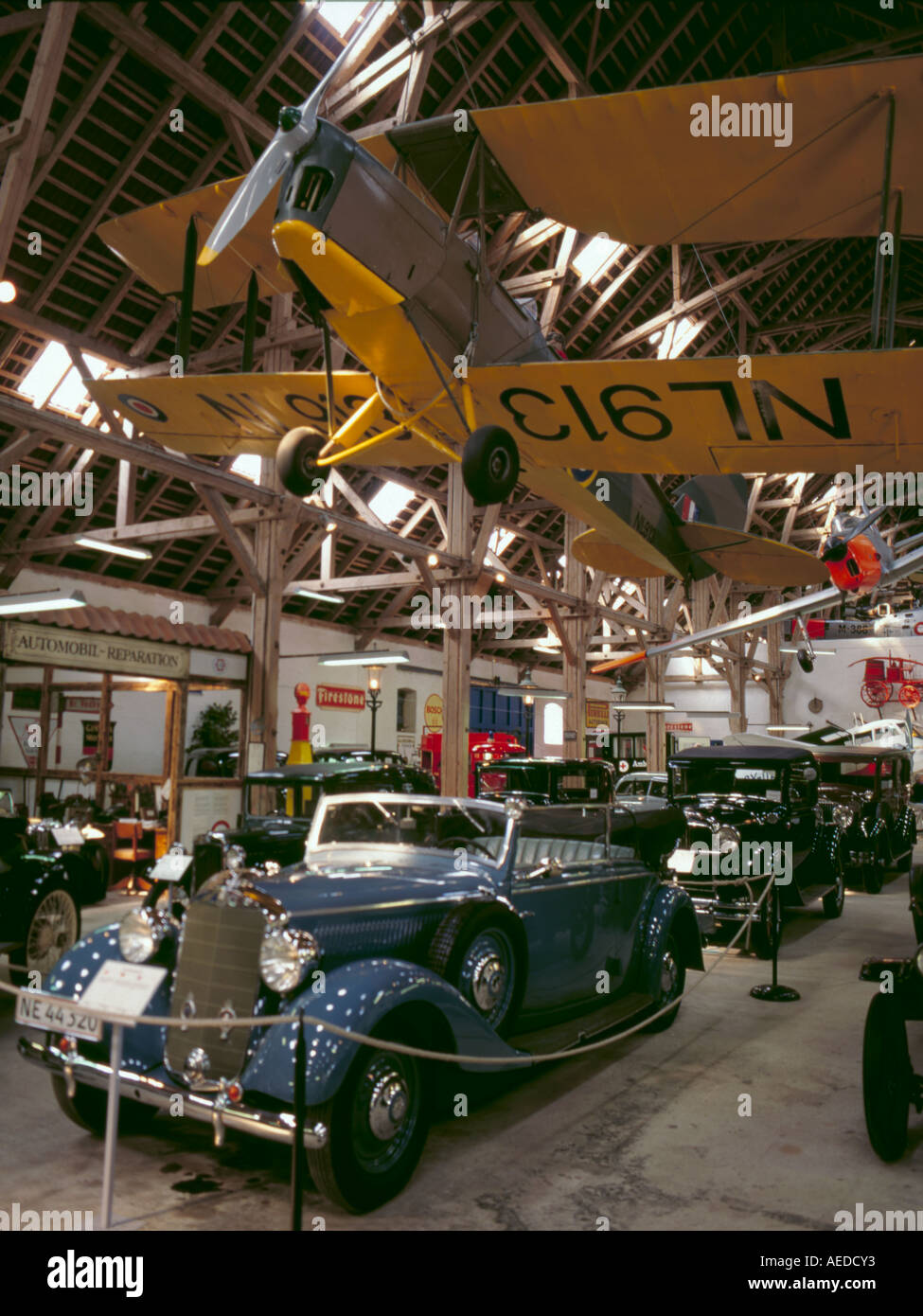 Veteranmuseum (Veteran Motor Museum), Egeskov Castle, Fyn (Funen ...