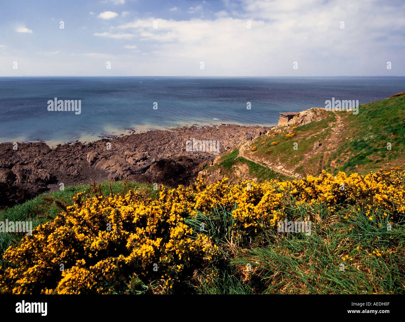 france normandy manche GRANVILLE cliffs coast region normandy manche ...