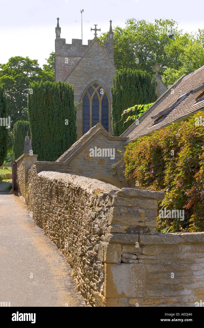 england the midlands gloucestershire the COTSWOLDS upper slaughter ...