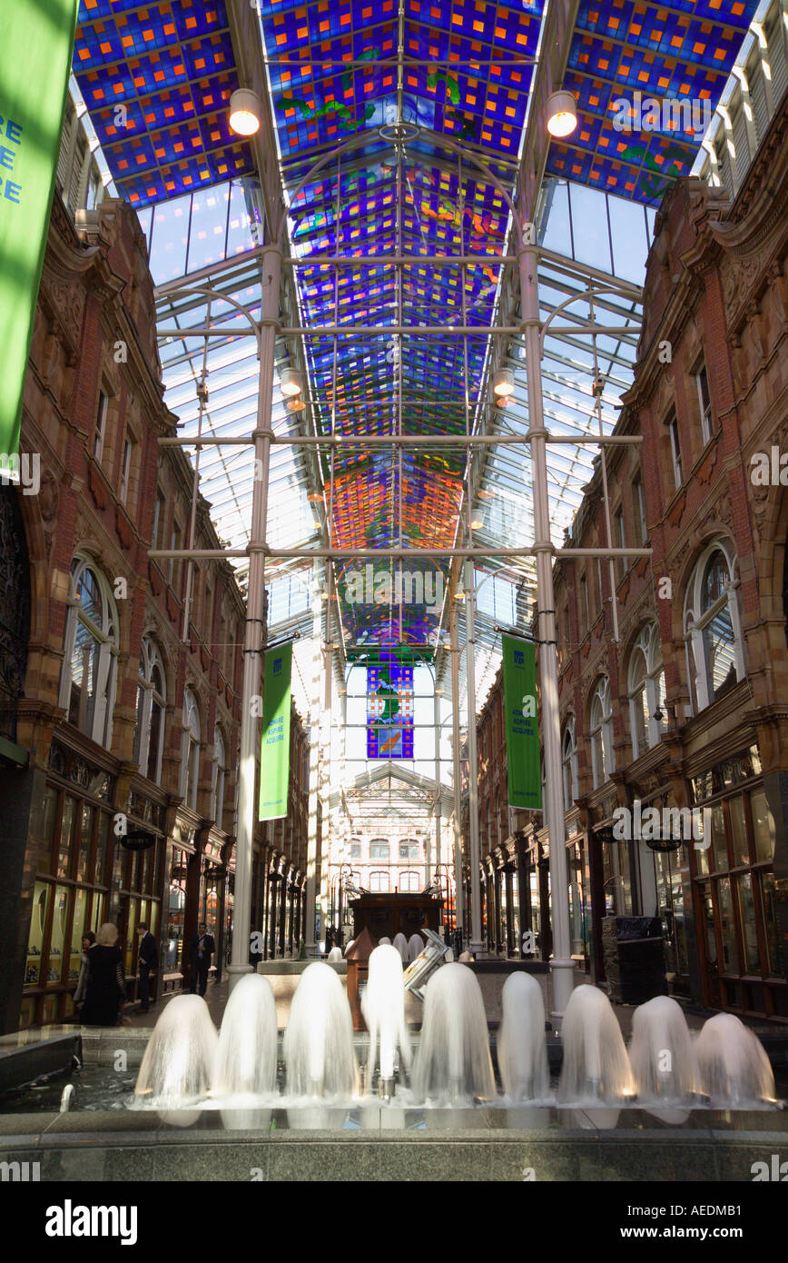 interior [County Shopping Arcade] Leeds Yorkshire Stock Photo - Alamy