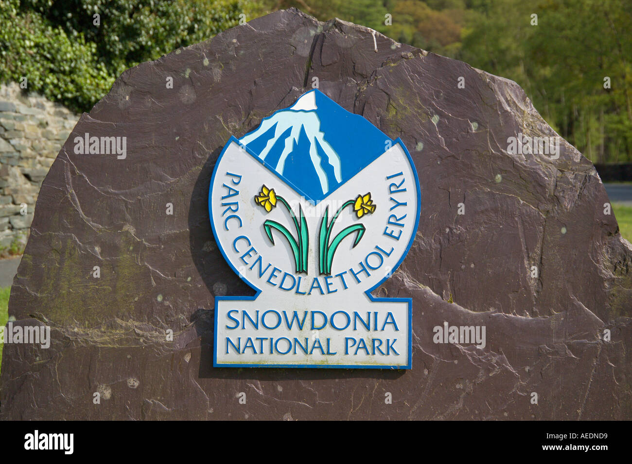 [Snowdonia National Park] Sign *Snowdonia Wales Stock Photo - Alamy