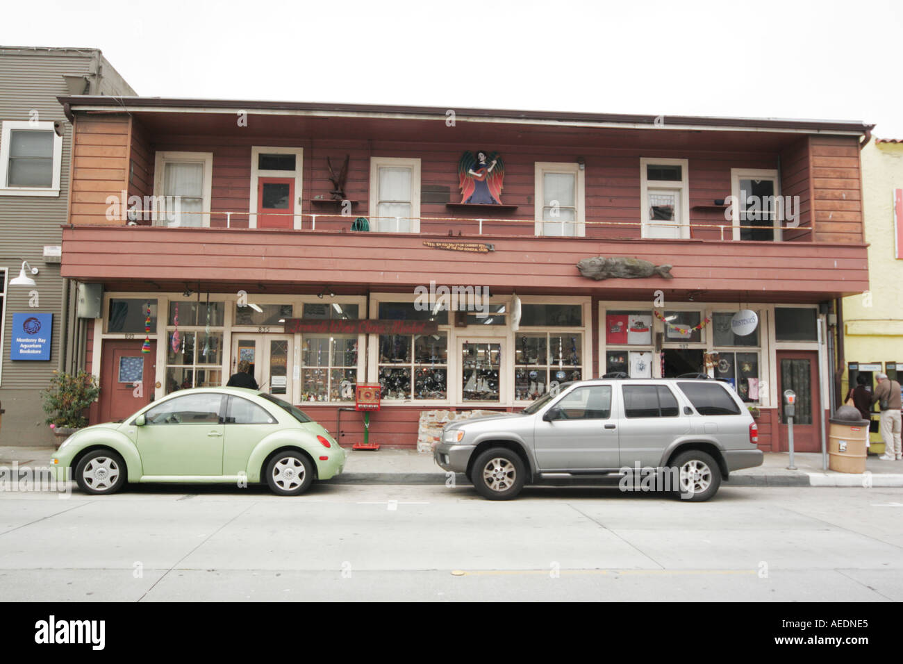 Monterey California USA Cannery Row Old General Store with Volkwagen VW ...