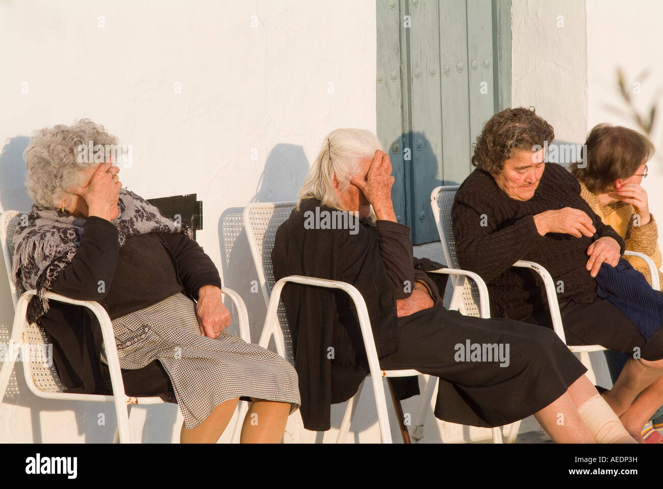Local Women of Spain Stock Photo - Alamy