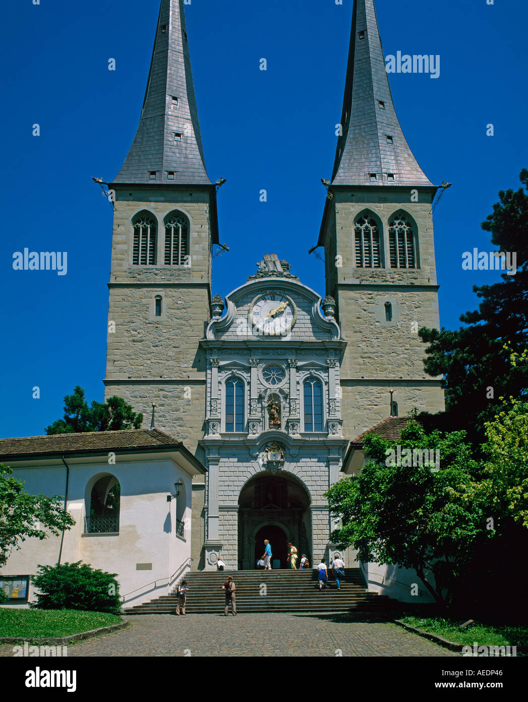Twin spires lucerne hi-res stock photography and images - Alamy