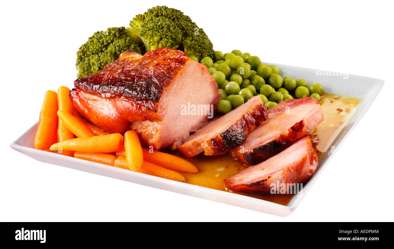 Joint of ham cut out hi-res stock photography and images - Alamy