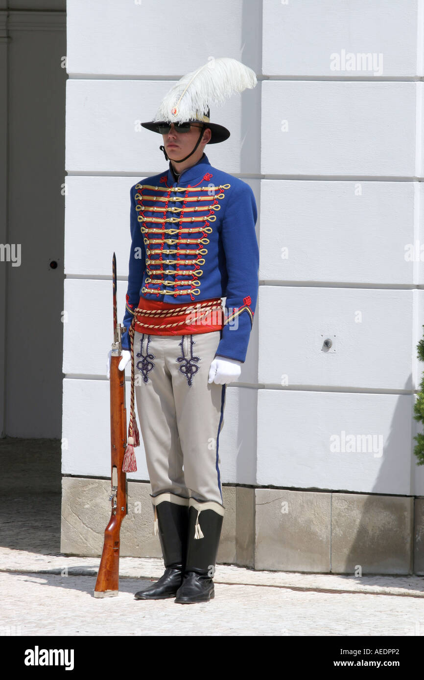 Presidential guard at the presidents palace hi-res stock photography ...