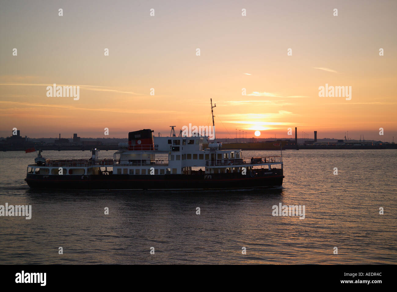Mersey ferry sunset hi-res stock photography and images - Alamy