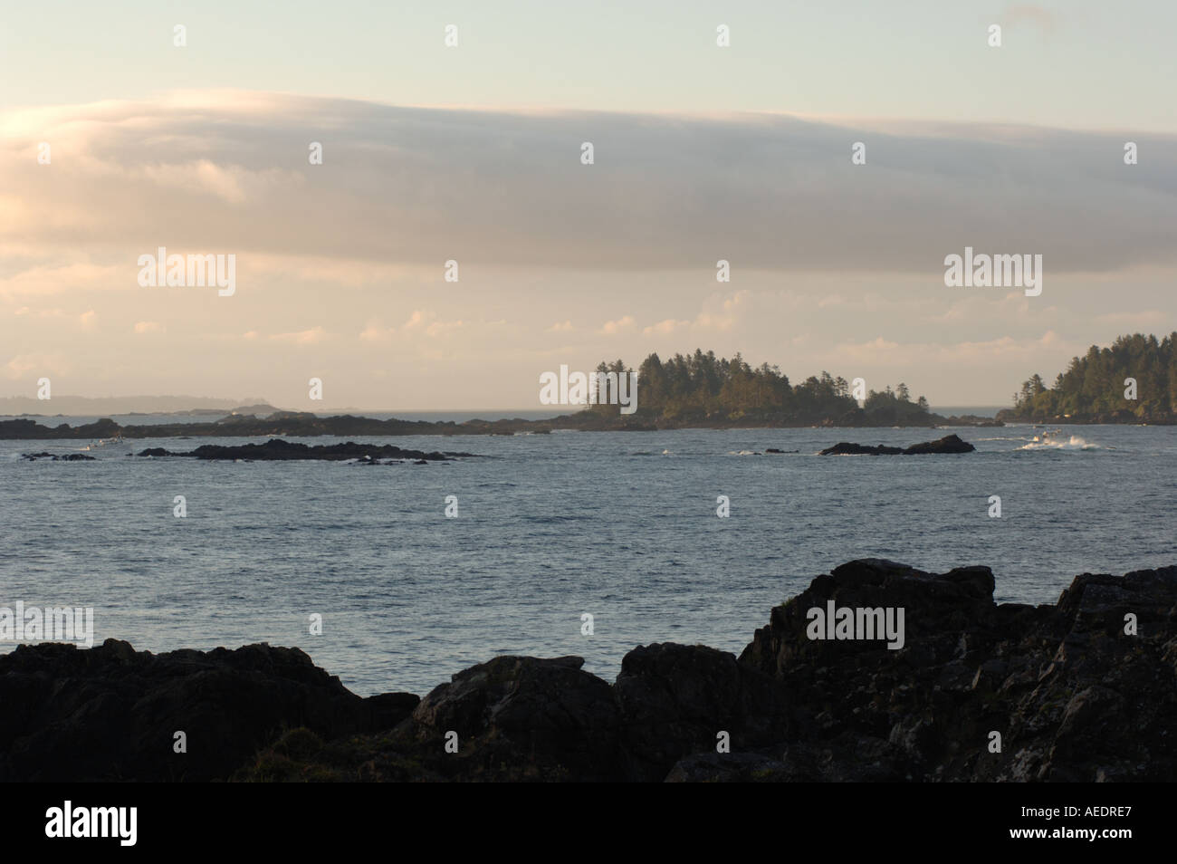Broken Islands Pacific Rim National Park Vancouver Island Canada Stock ...