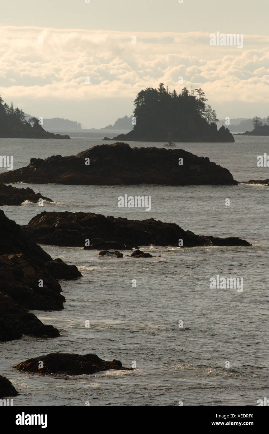 Broken Islands at sunrise Pacific Rim National Park Vancouver Island ...