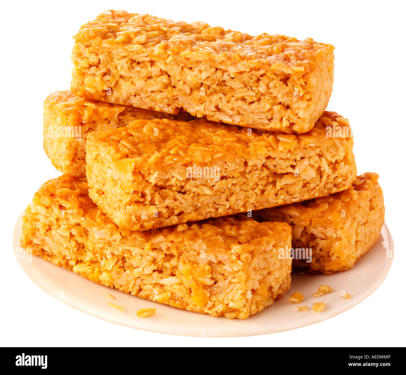 BUTTER FLAPJACKS CUT OUT Stock Photo - Alamy