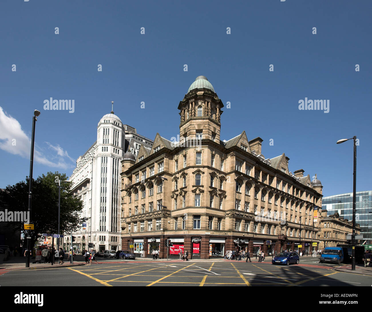 Deansgate Manchester UK Stock Photo - Alamy