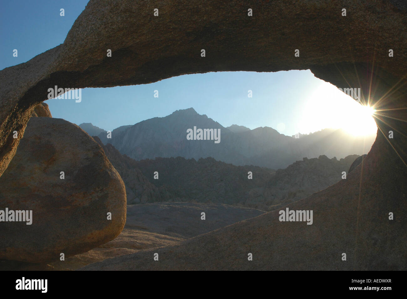 Sierra Nevada Arch, California Stock Photo - Alamy
