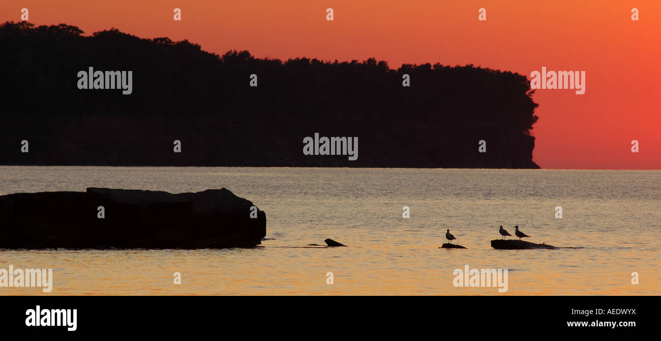 Avon Point, Lake Erie, Ohio Stock Photo - Alamy