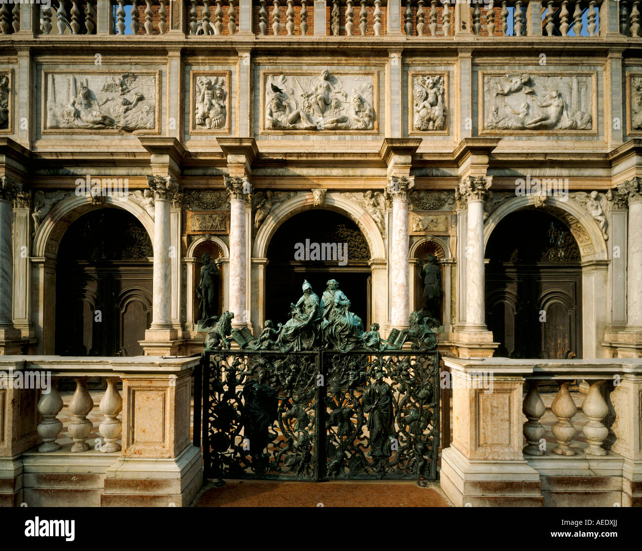Loggetta of San Marco Bronze Gates, Venice Stock Photo - Alamy