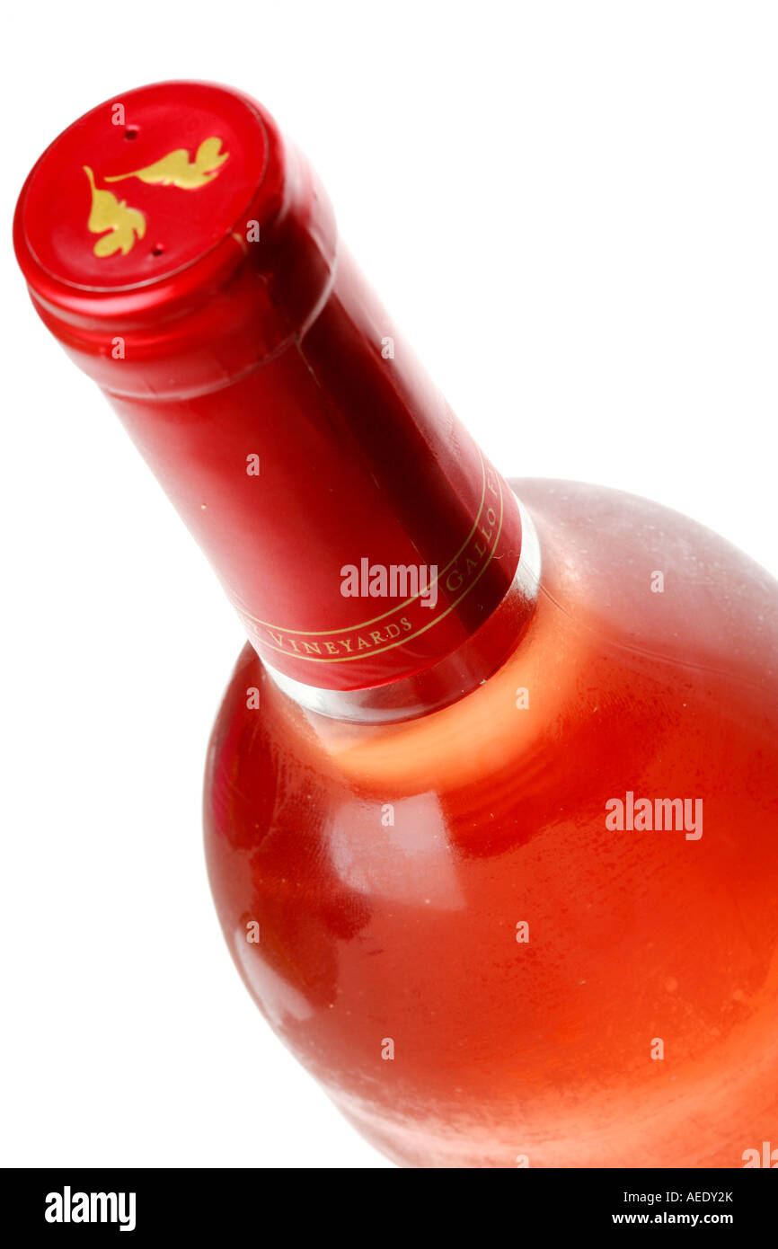 Rose wine bottle on hi-res stock photography and images - Alamy