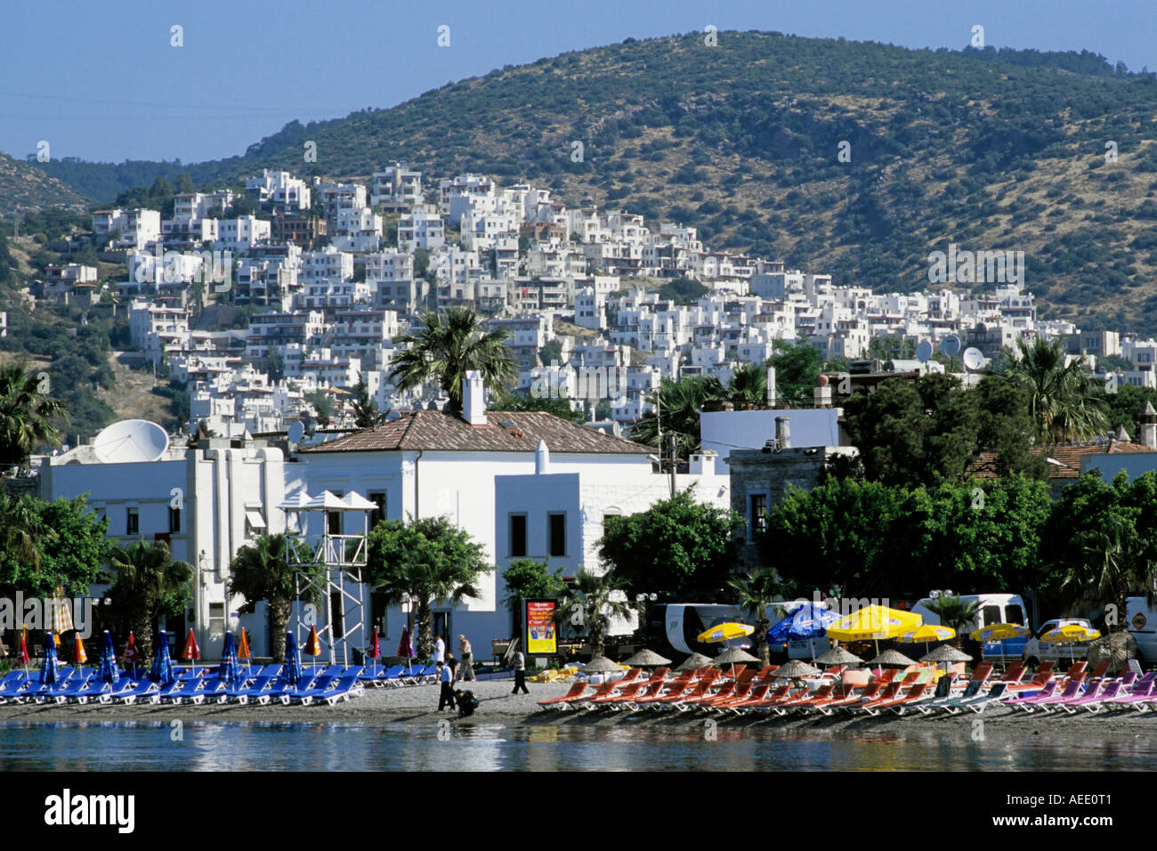 Turkey Bodrum beach Stock Photo - Alamy