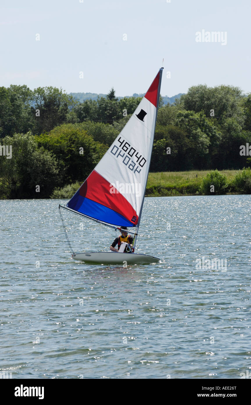 A Topper sailing dinghy Stock Photo - Alamy