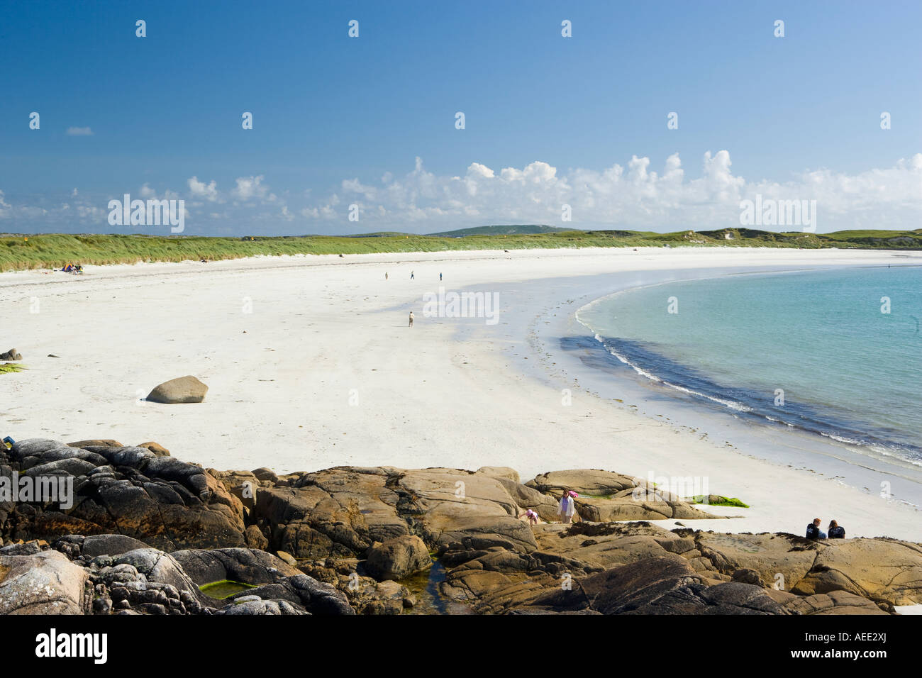 Ireland County Galway beach at dogs bay Connemara Stock Photo - Alamy