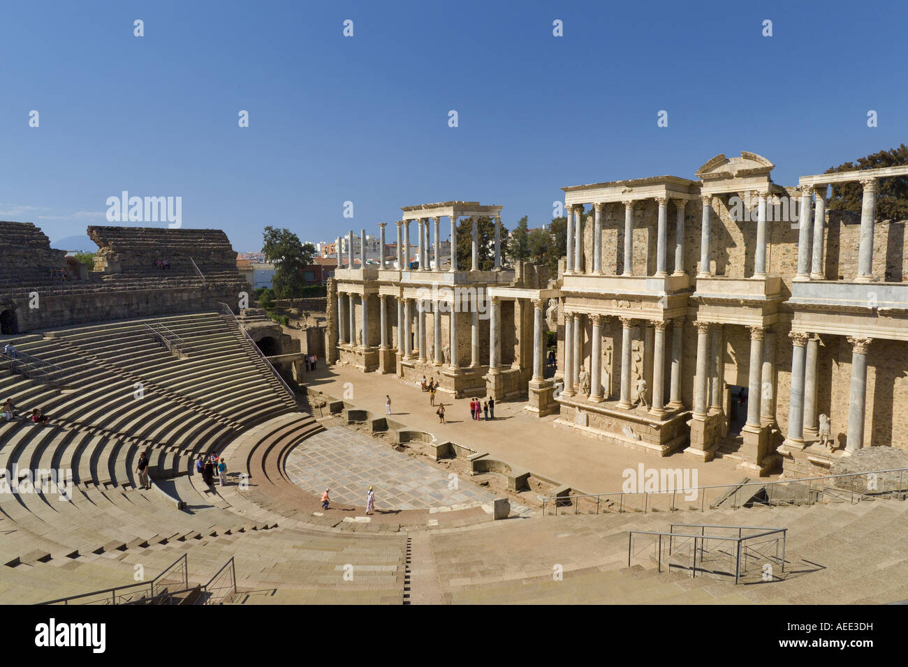 Spain, Andaluzia, Merida Roman archeological site Stock Photo - Alamy
