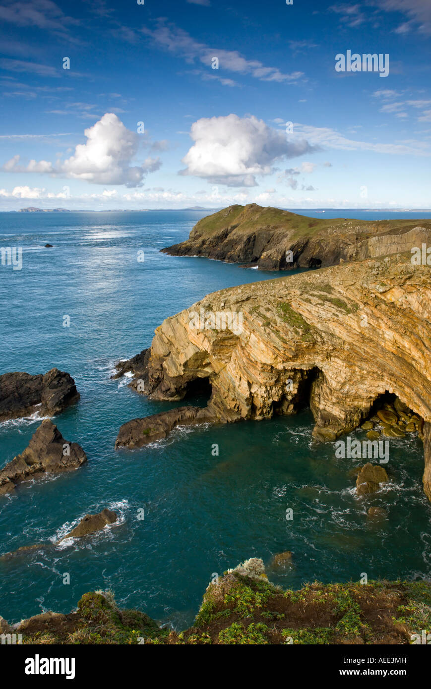 Two Clouds over Wooltack Point Stock Photo - Alamy