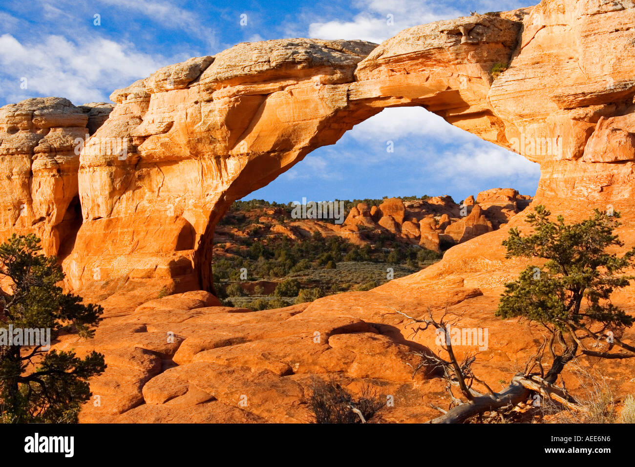Broken Arch in the Devil s Garden section of Arches National Park Utah ...