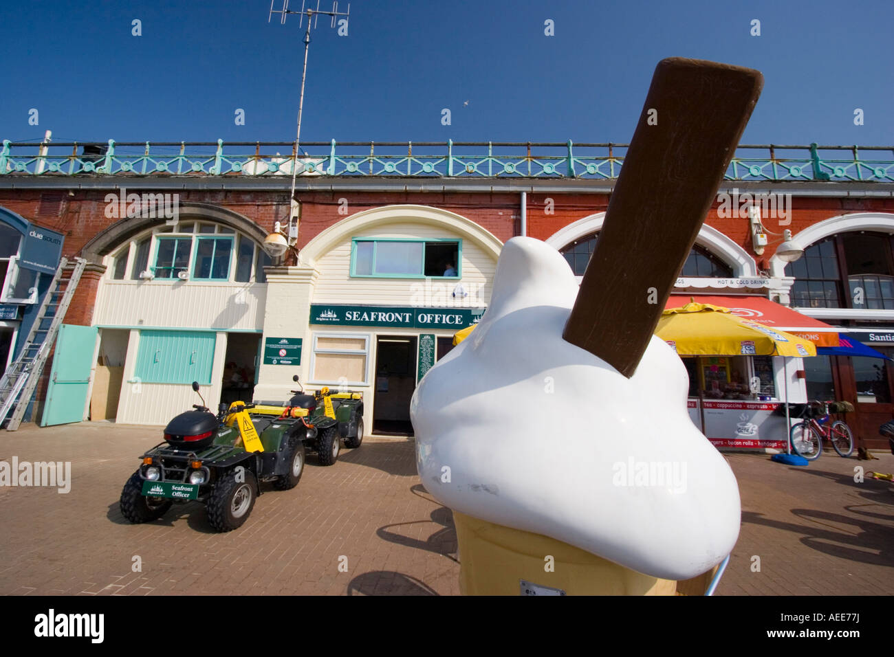 The seafront office in Brighton East Sussex Stock Photo - Alamy