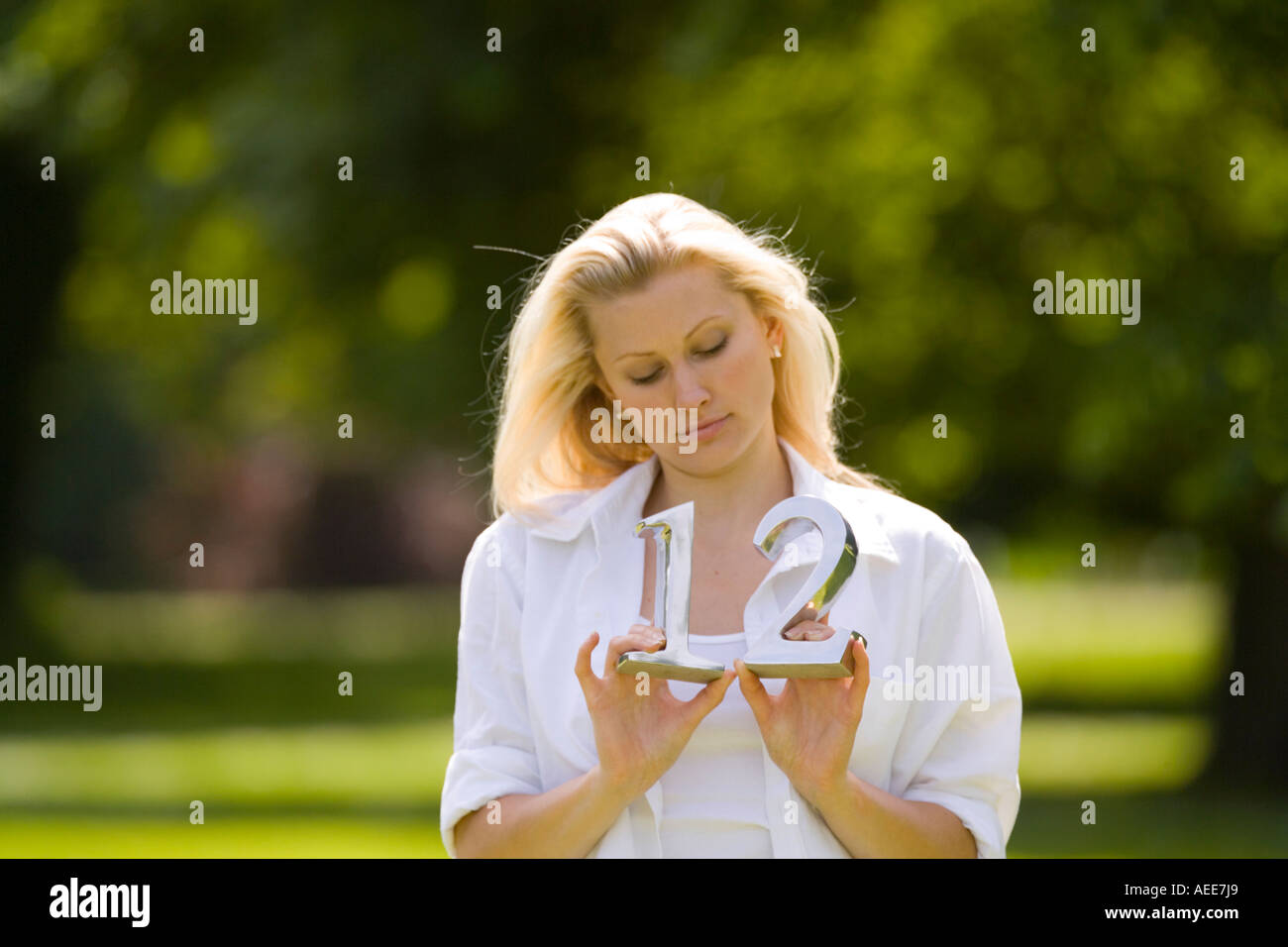 Figures numbers model hi-res stock photography and images - Alamy
