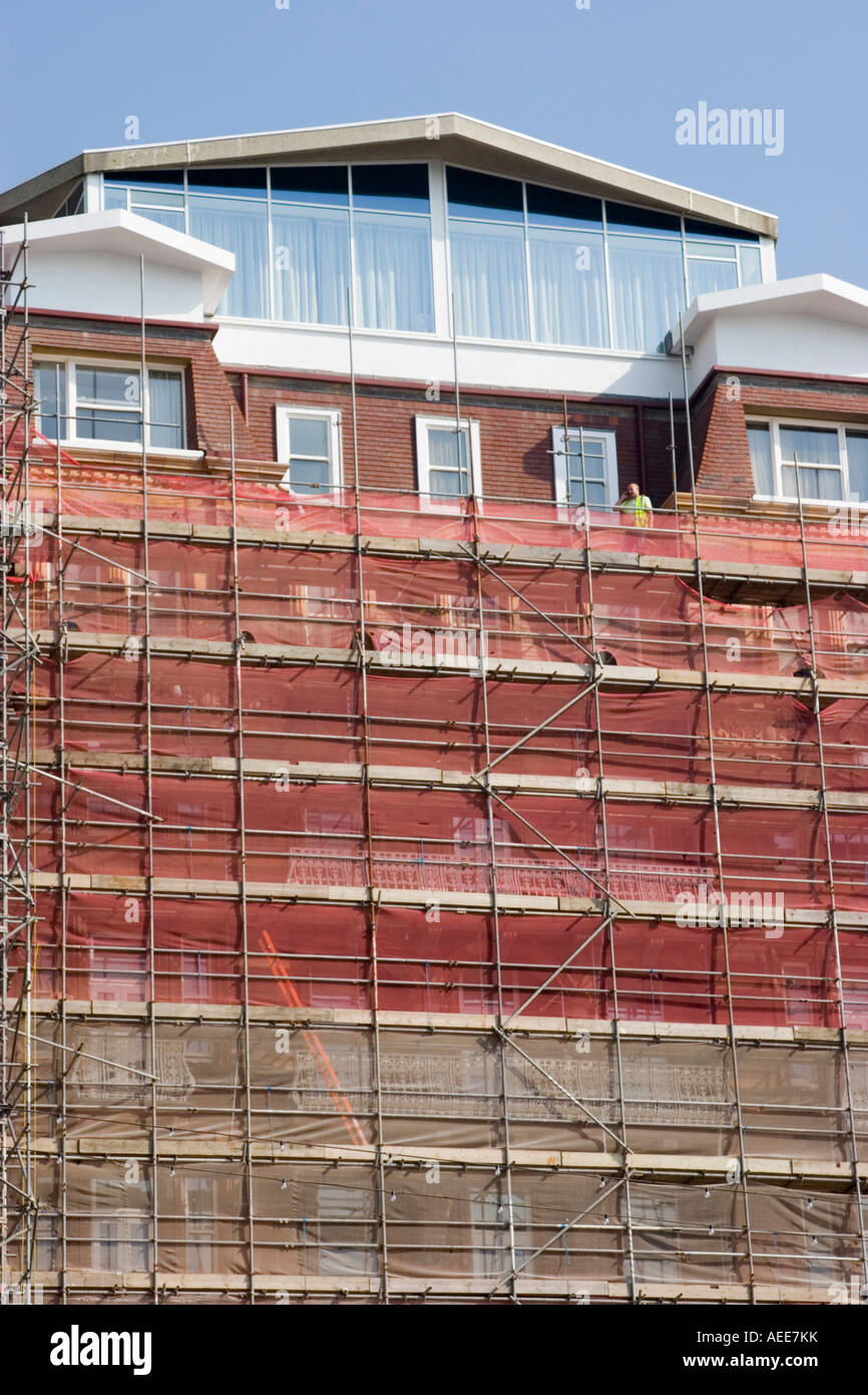 High rise scaffolding Stock Photo - Alamy