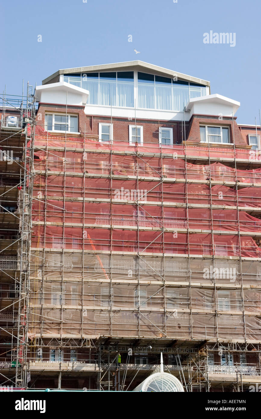 High rise scaffolding Stock Photo - Alamy