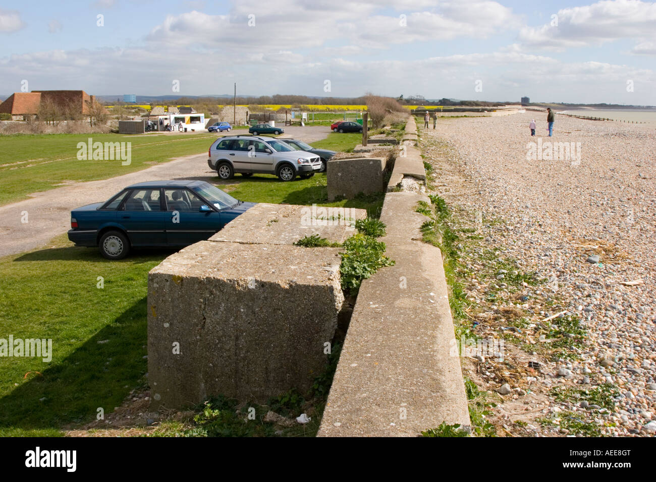 Climping sea erosion hi-res stock photography and images - Alamy