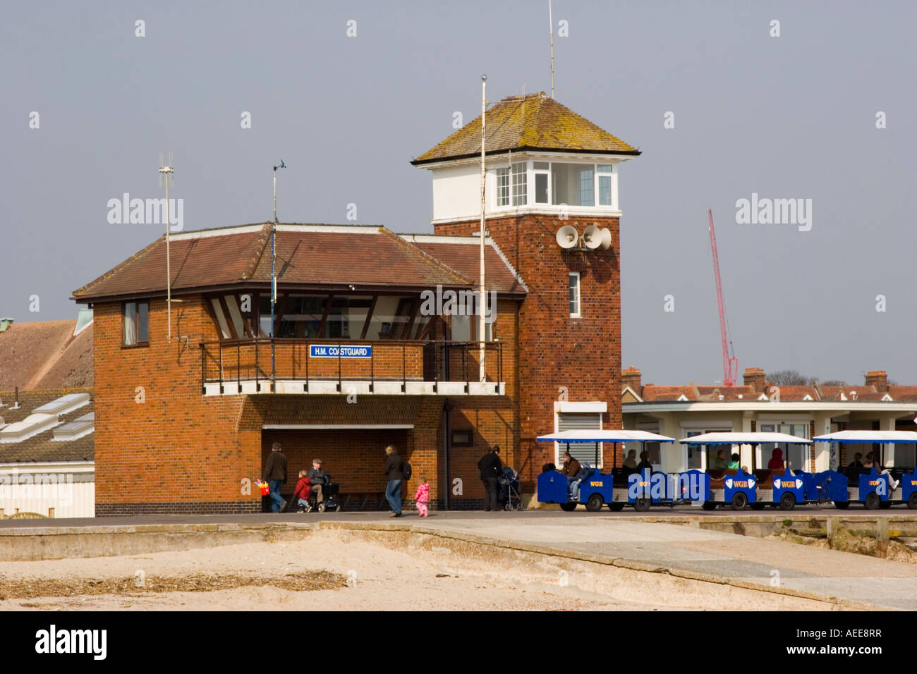 Coastguard lookout tower in Littlehampton West Sussex Stock Photo - Alamy