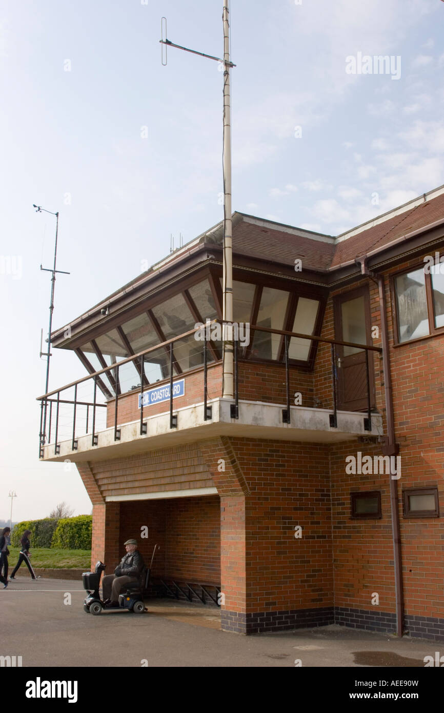 Coastguard lookout tower in Littlehampton West Sussex Stock Photo - Alamy